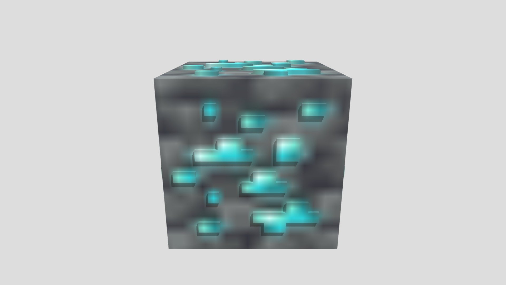 MINECRAFT Deepslate Diamond Ore - Download Free 3D model by dmon1239 ...