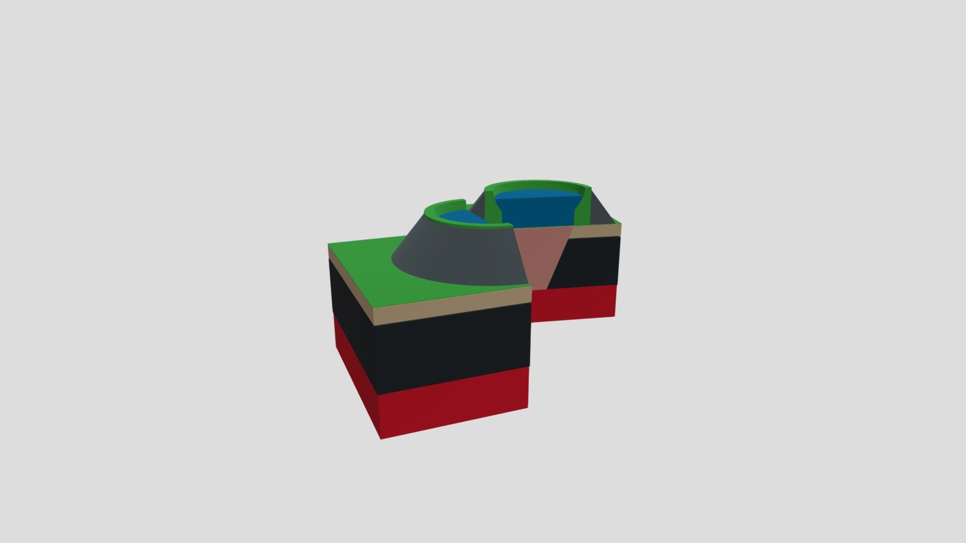 BLUE LAKE MODEL - 3D model by reeeeeeeeeeeeeeee222222 [aff57c5] - Sketchfab