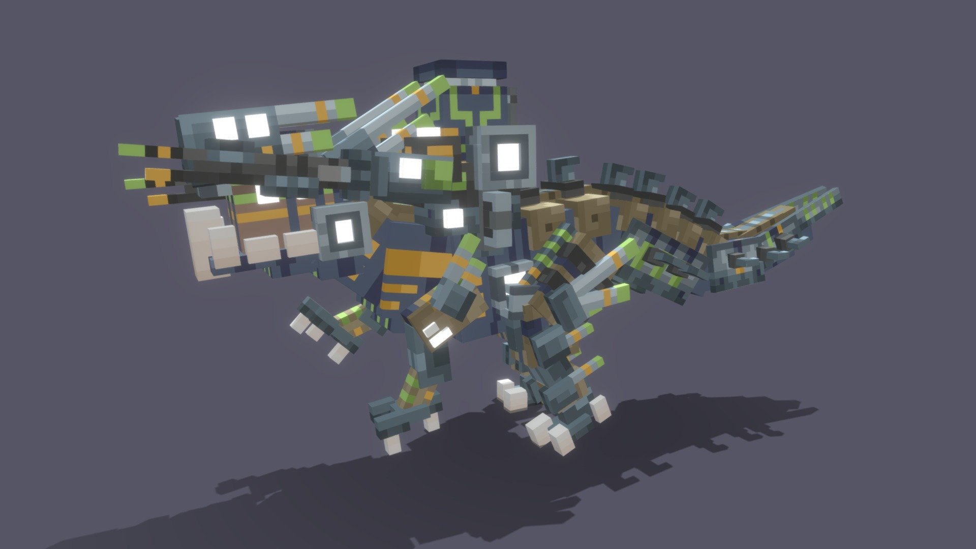 Mecha Dinosaur - 3D model by Rxx7 [aff5b94] - Sketchfab