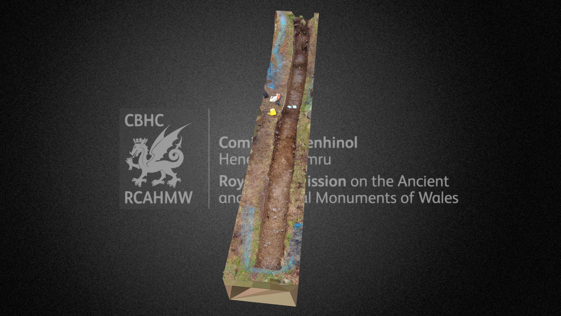 PIT3 PEN DINAS HILLFORT NPRN 92236 - 3D model by CBHC_RCAHMW [aff6a36 ...