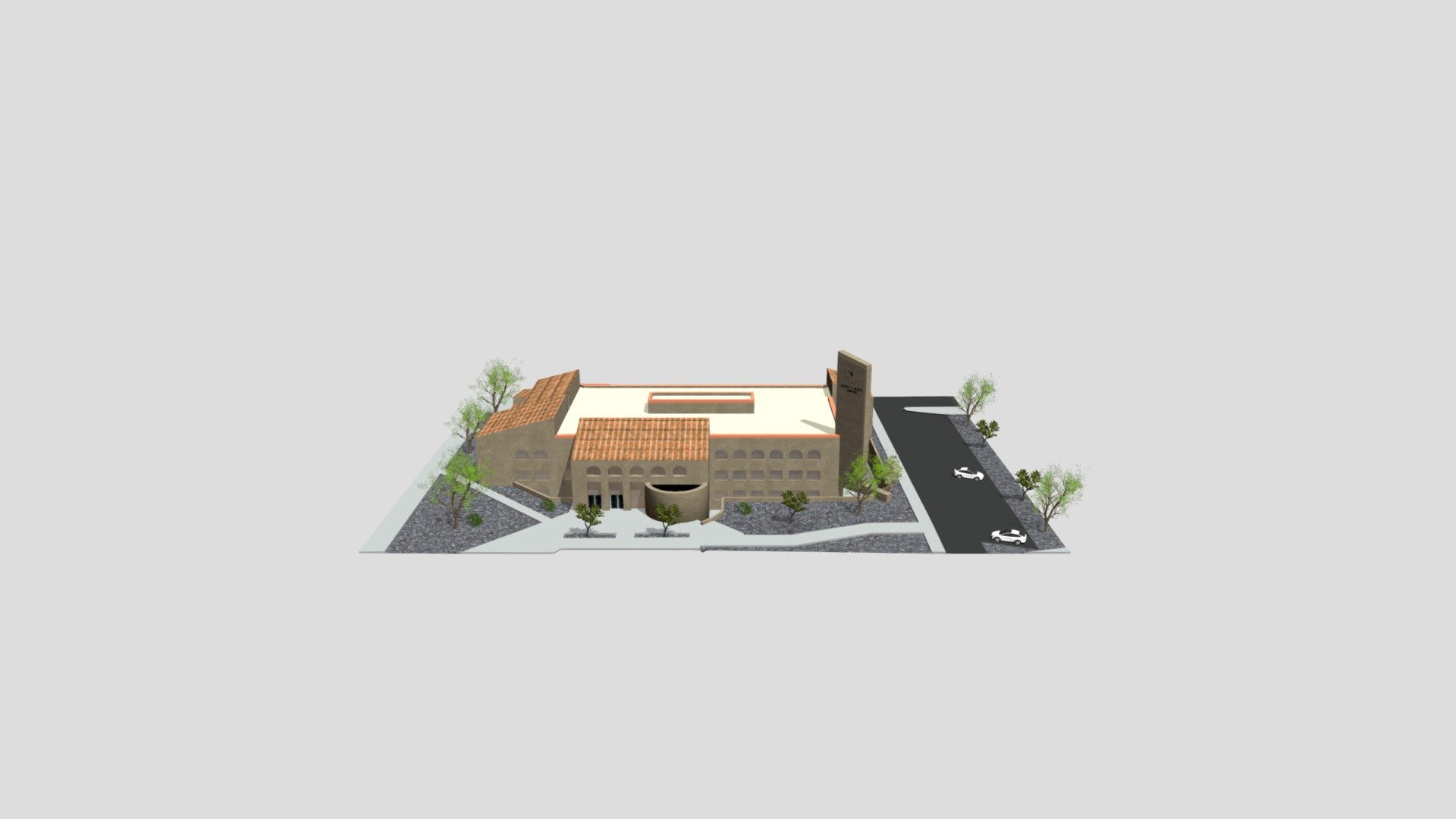 Skeen Library - 3D model by jupshaw [aff7267] - Sketchfab
