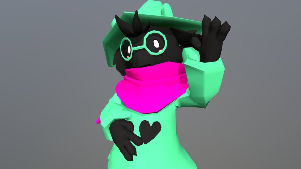 deltarune - A 3D model collection by mochi (@chemi.45) - Sketchfab