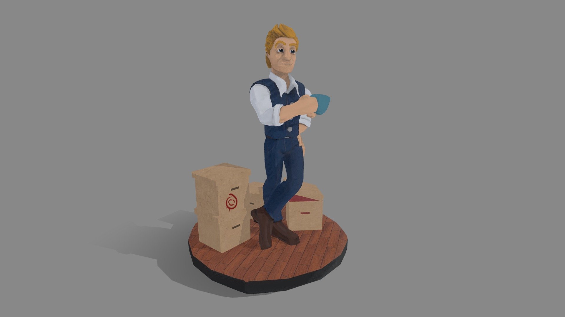 Patrick Jane - The Mentalist - Download Free 3D model by ferran.barnes ...