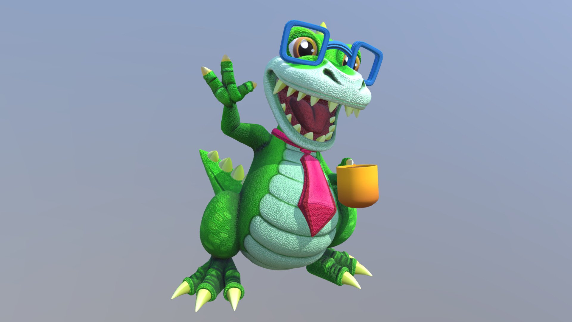 Lingozila - 3D model by Jhon (@jsfarias) [aff99c5] - Sketchfab