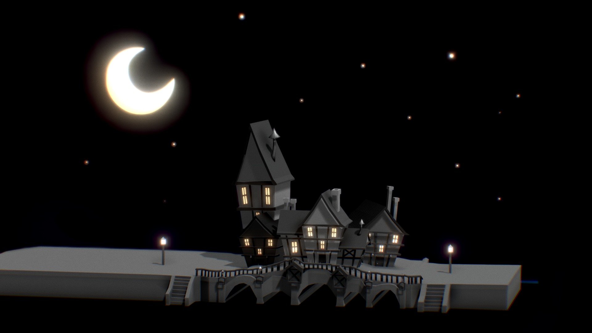 Enchanted Village - 3D model by isabm [aff9c9b] - Sketchfab