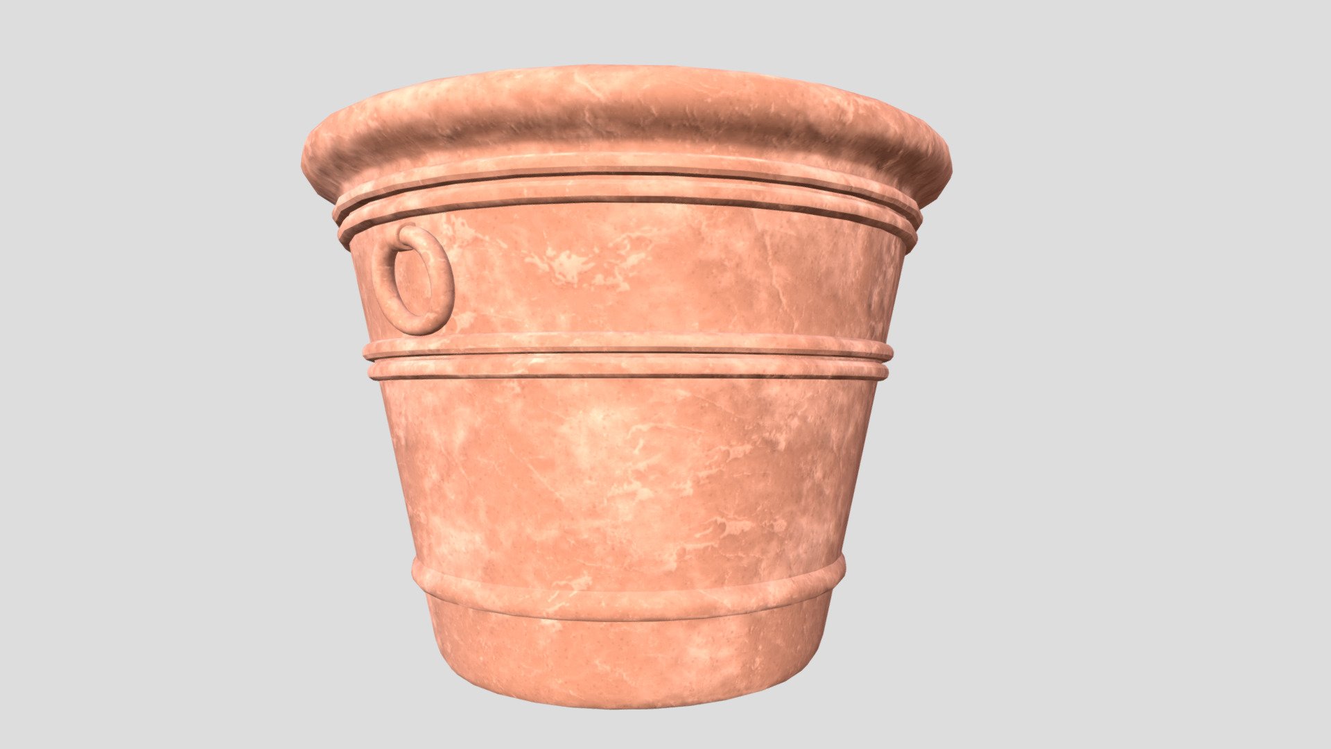 Outdoor pot made of clay from 1955 Morelia - Download Free 3D model by ...