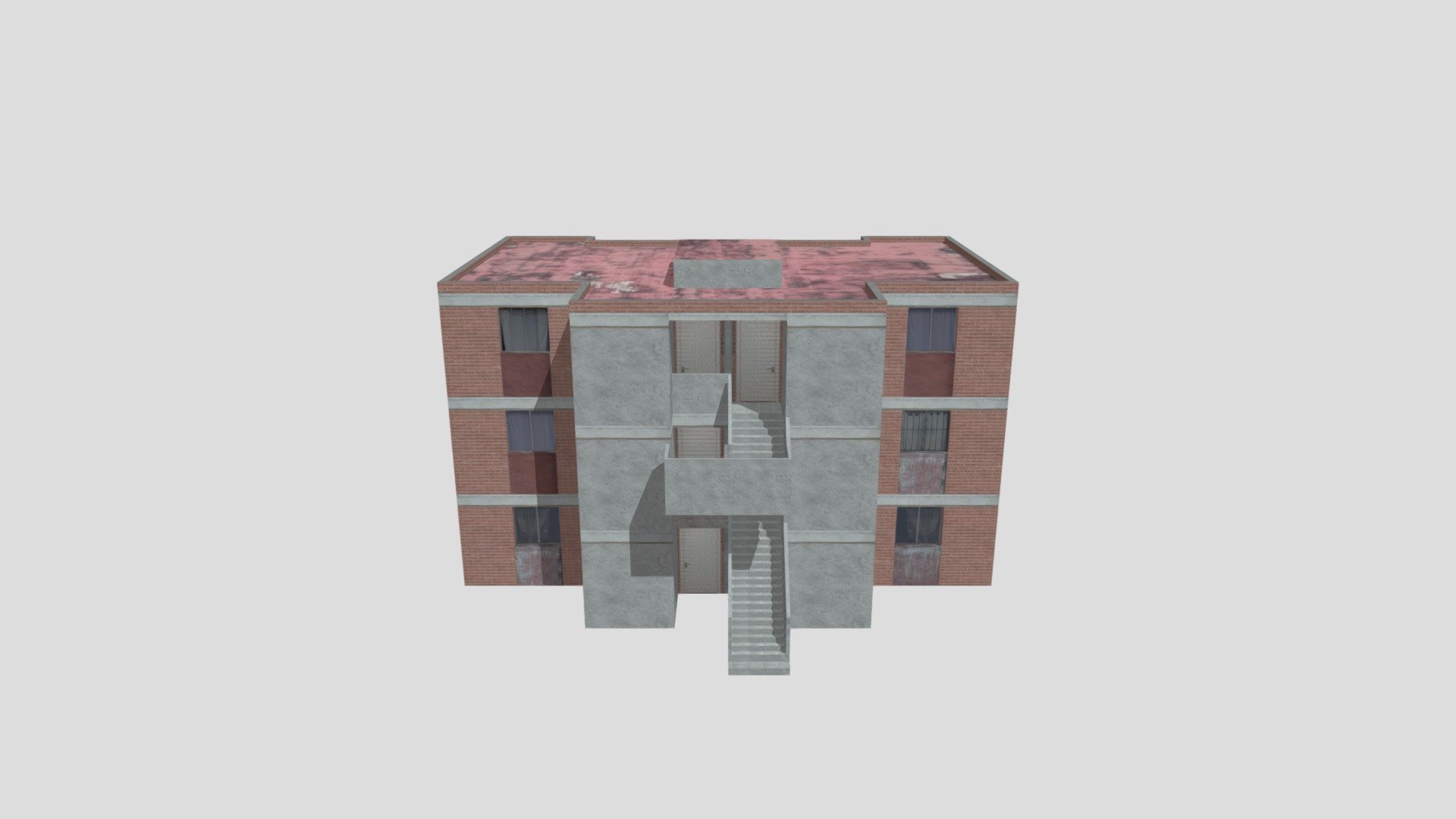 Edificio multifamiliar - Download Free 3D model by alecsvaldez (@alexvzzz) [afff4fd] - Sketchfab