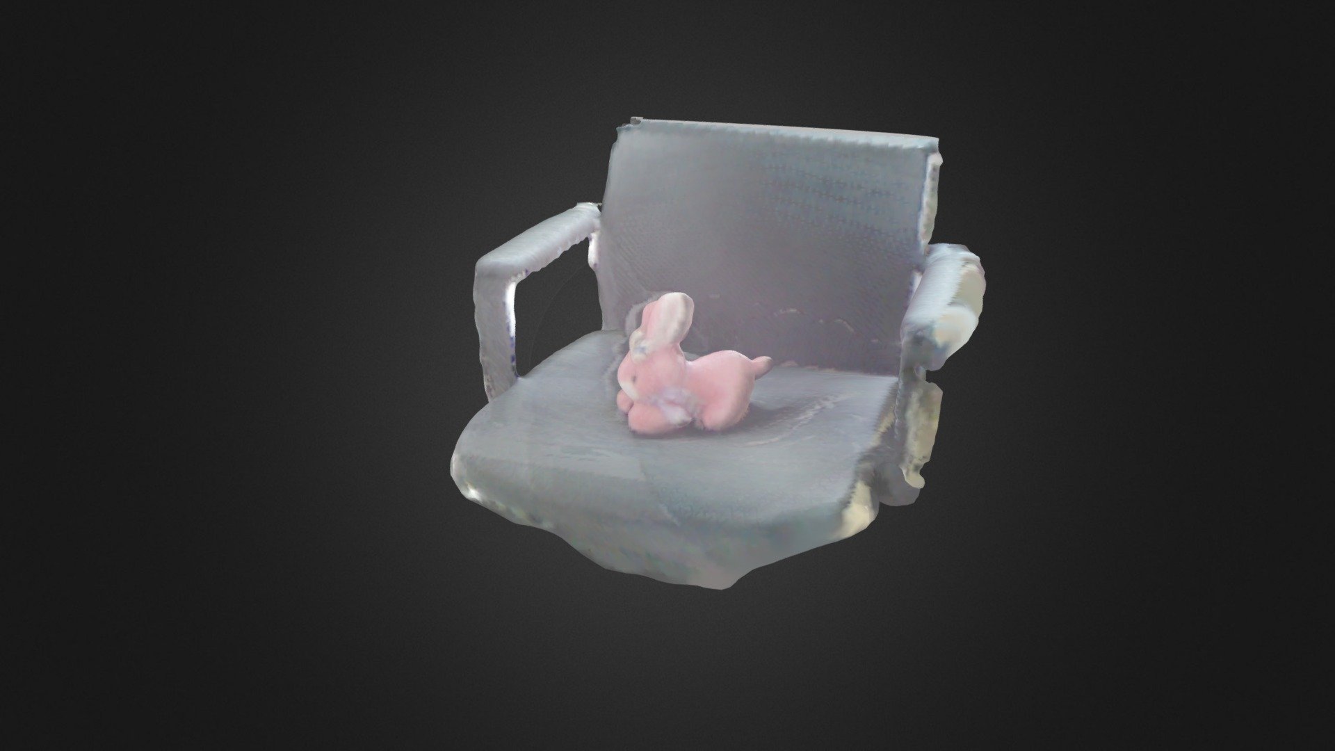 Rabbit with chair - 3D model by mohit.appi [auU7Ss0] - Sketchfab