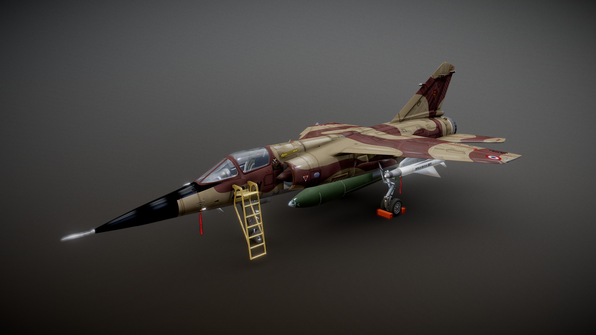 Mirage F1-C - 3D model by mrcyb [aw4p35R] - Sketchfab