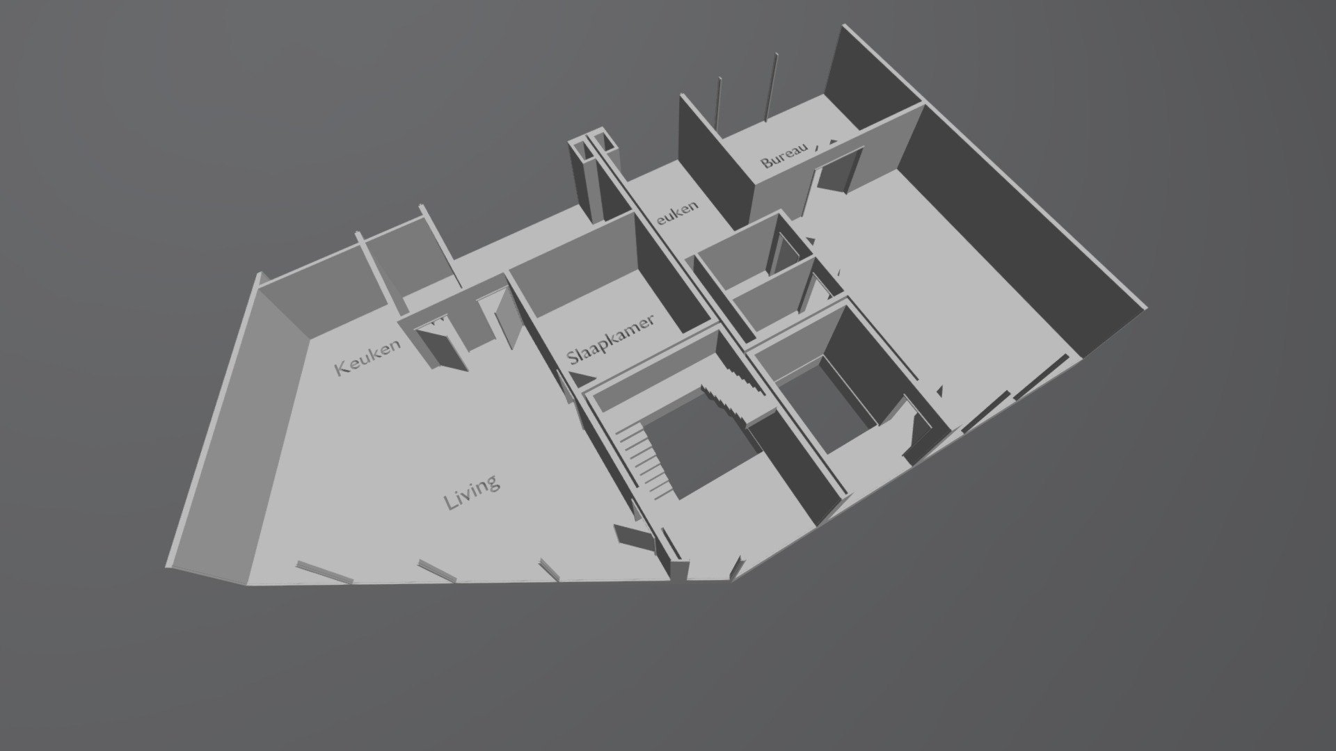 Architectural visualization - 3D model by WillemGillis ...