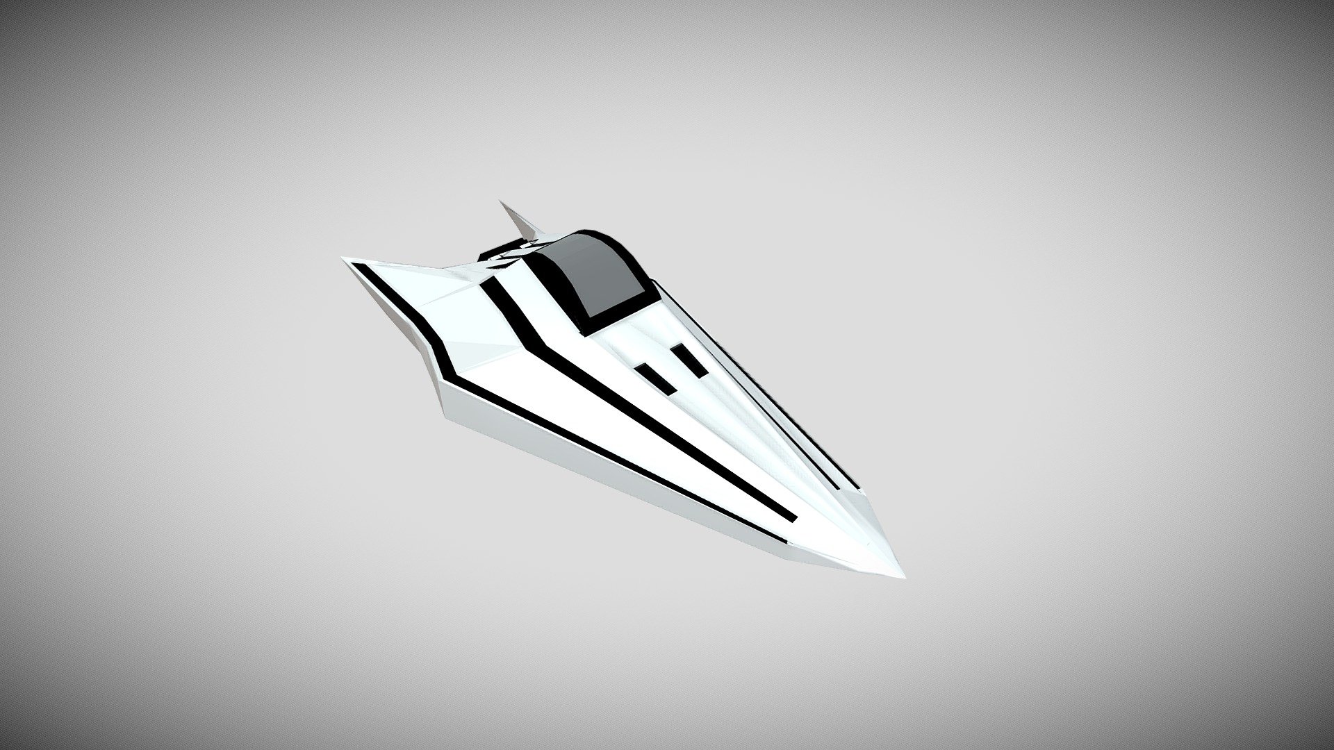 Racing Space Ship - 3D model by RyanBlack [b000bfb] - Sketchfab