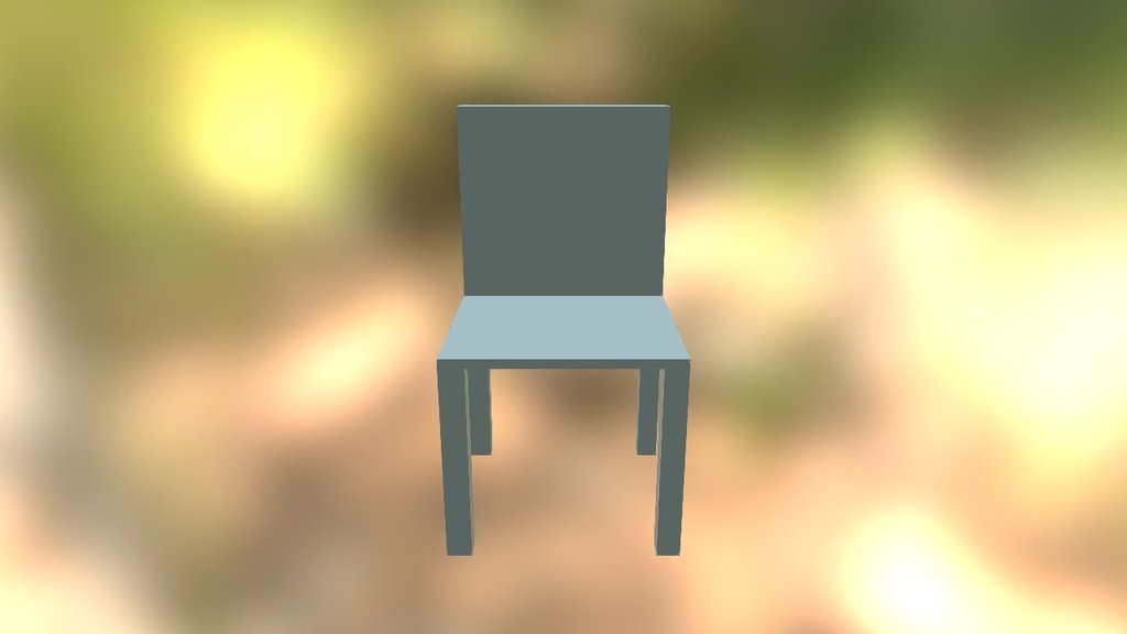 Simple Chair - 3D model by Stellunia [b0023f6] - Sketchfab