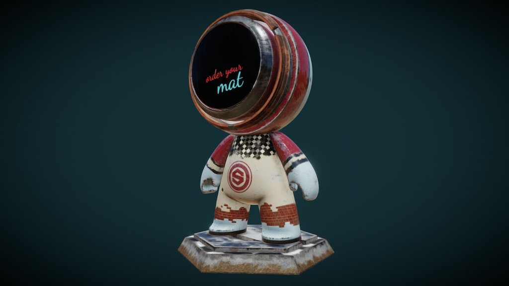 Meet Mat - Bar Mat - 3D model by Antonio (@antoniozb) [b004364] - Sketchfab