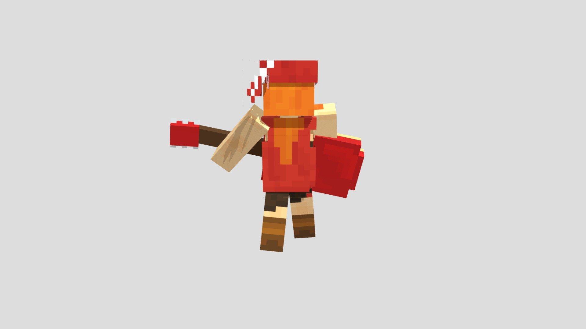 Guitarist - 3D model by Ijatnotfound [b0078a7] - Sketchfab