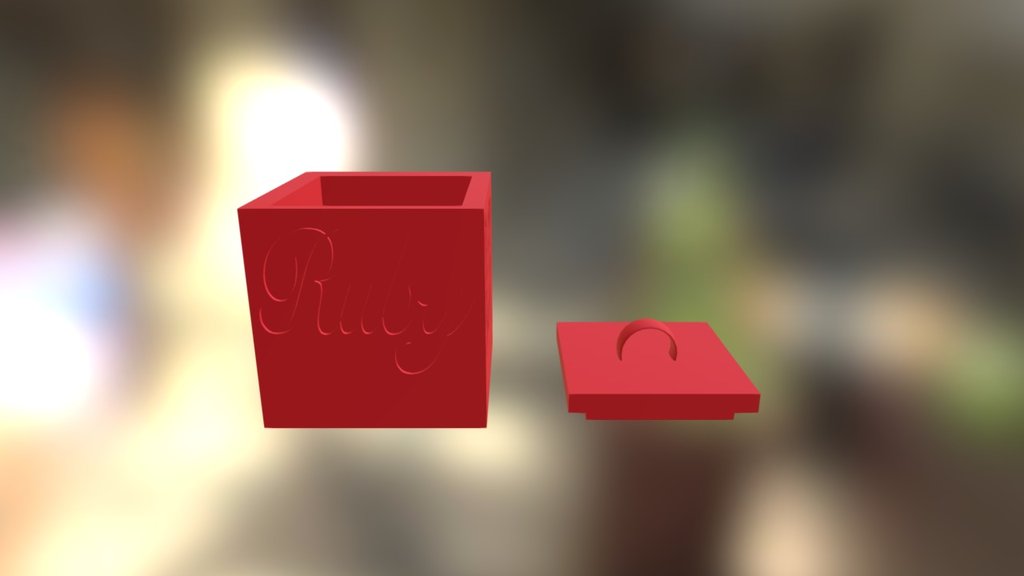 Ruby Box Name - 3D model by pixelacademy [b00922e] - Sketchfab