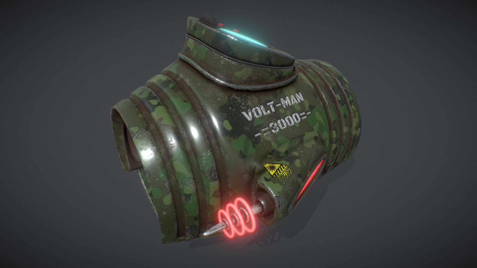 "Volt-Man 3000" Retrofuture gadget - 3D model by Sir Erdees (@sirerdees ...