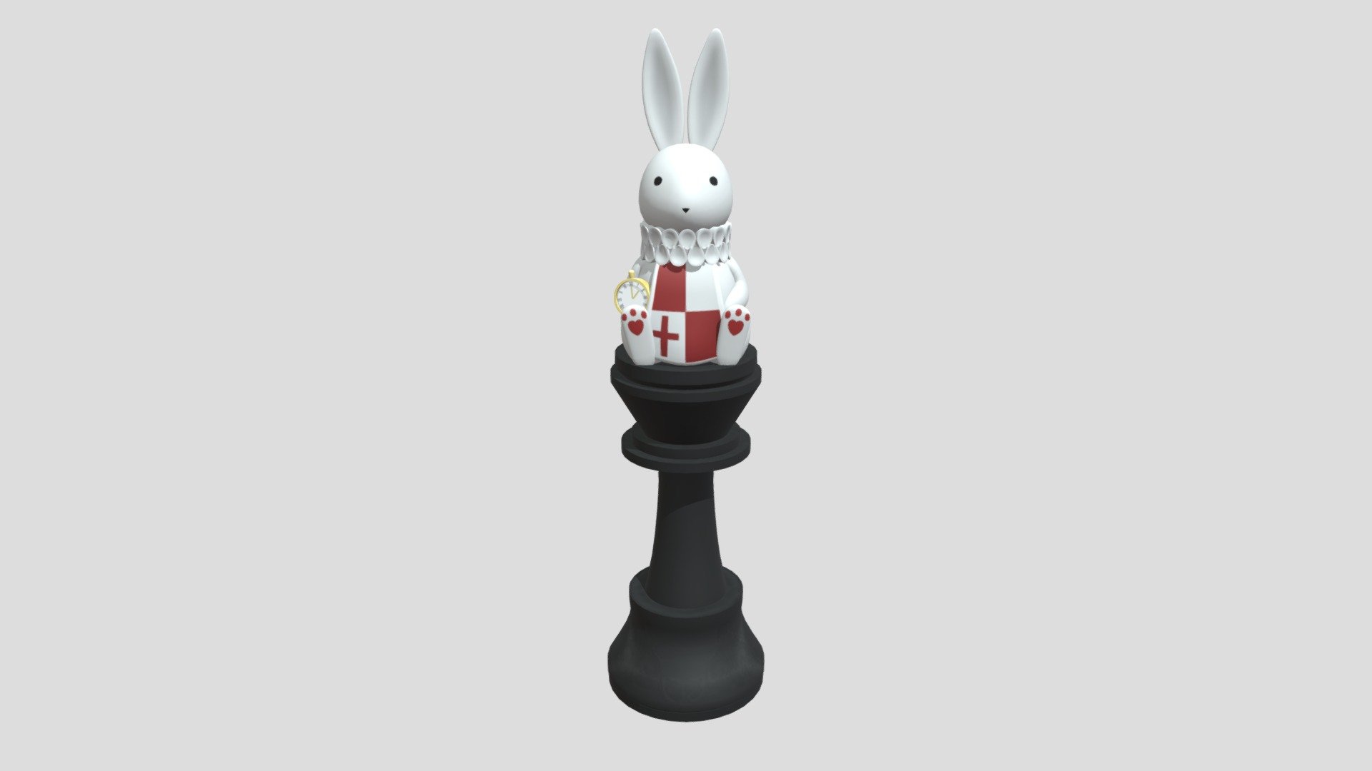 Chess Bunny 01 - 3D model by usamaru1230 [b009687] - Sketchfab