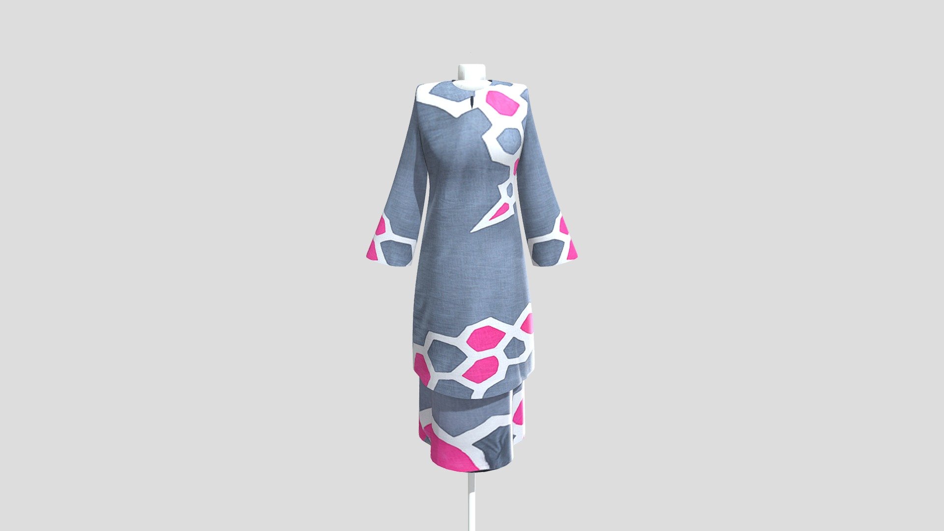 BAJU KURUNG MODEN BERFESYEN - Download Free 3D model by eeelabvisual ...