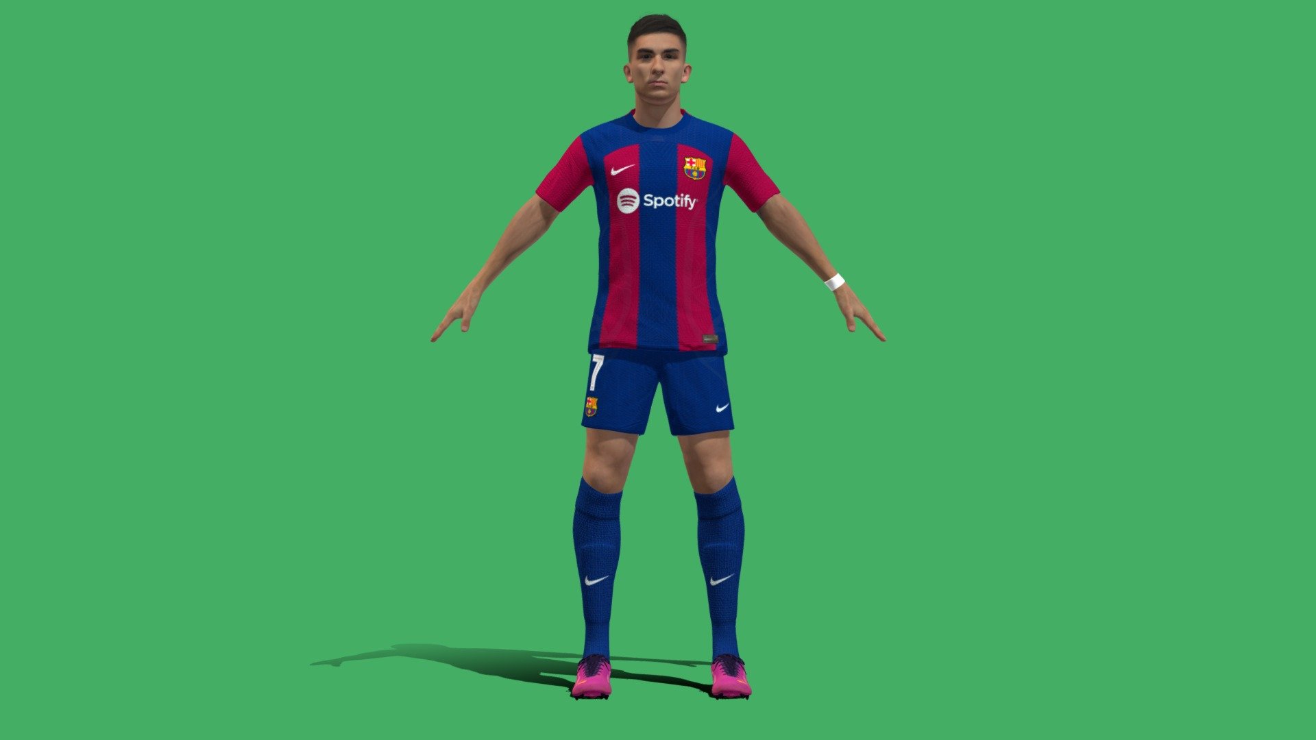 3D Rigged Ferran Torres Barcelona 2024 - 3D model by tranduytankts ...