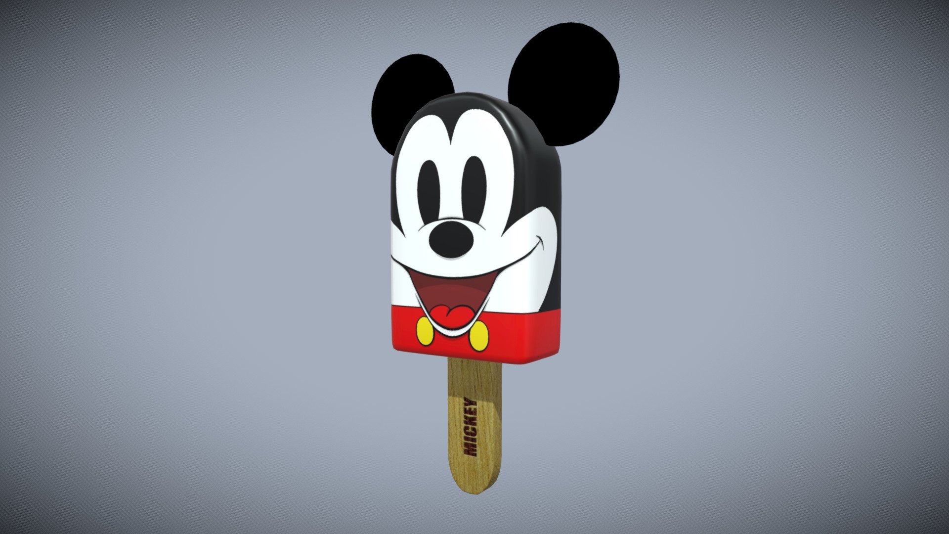 Toppsicle - Classic Mickey Mouse - 3D model by Steve Cup (@inkstain347 ...