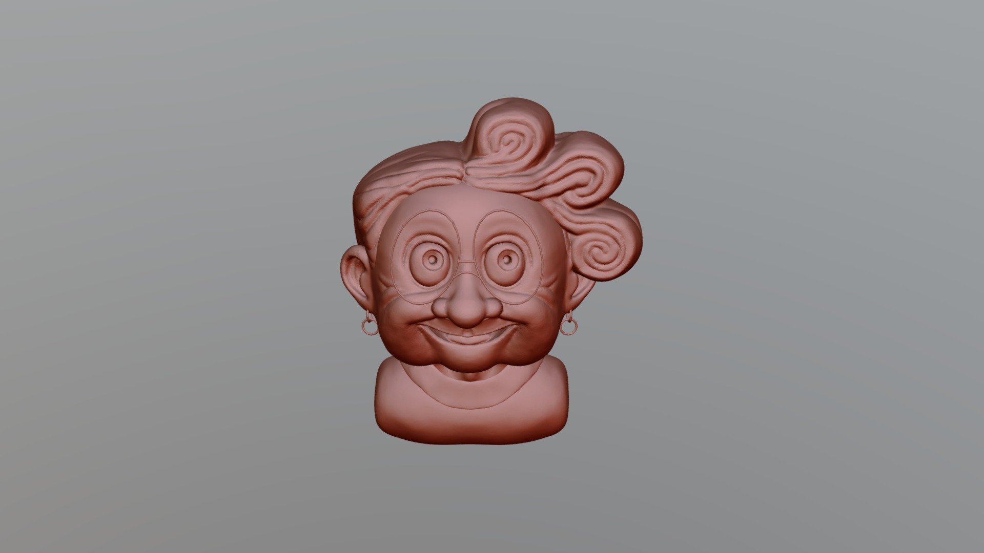 Granny Sculpture - 3D model by Mahmoud Ibrahim (@mahmoudibrahim2357 ...