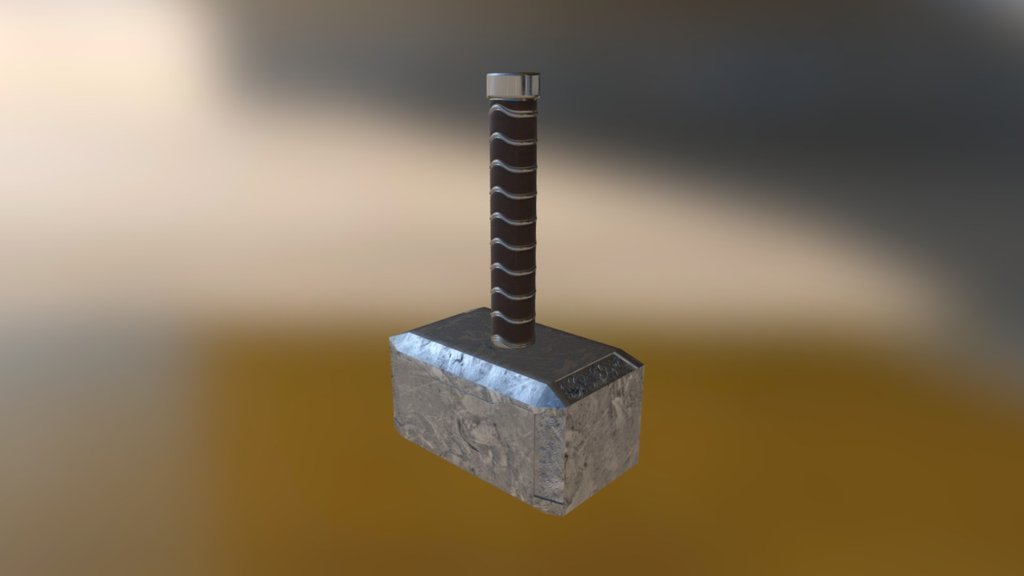 Mjolnir - 3D model by Tas Saggers Art (@tas.saggers) [b01156a] - Sketchfab