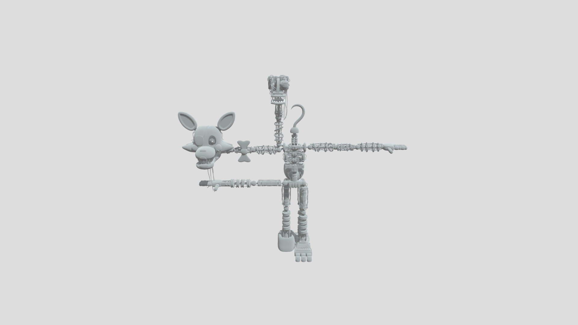 Mangle - Download Free 3D model by Gutbear (@Moltenboi124) [b0119a2 ...