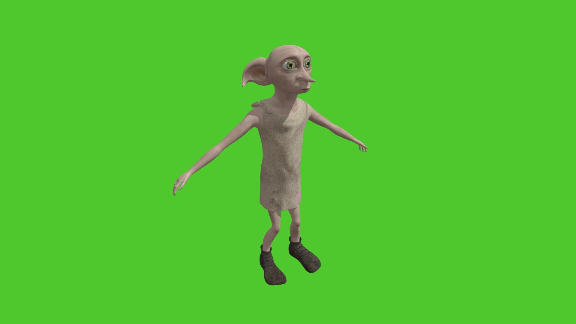 dobby_the_free_house_elf_-_harry_potter - Download Free 3D model by ...
