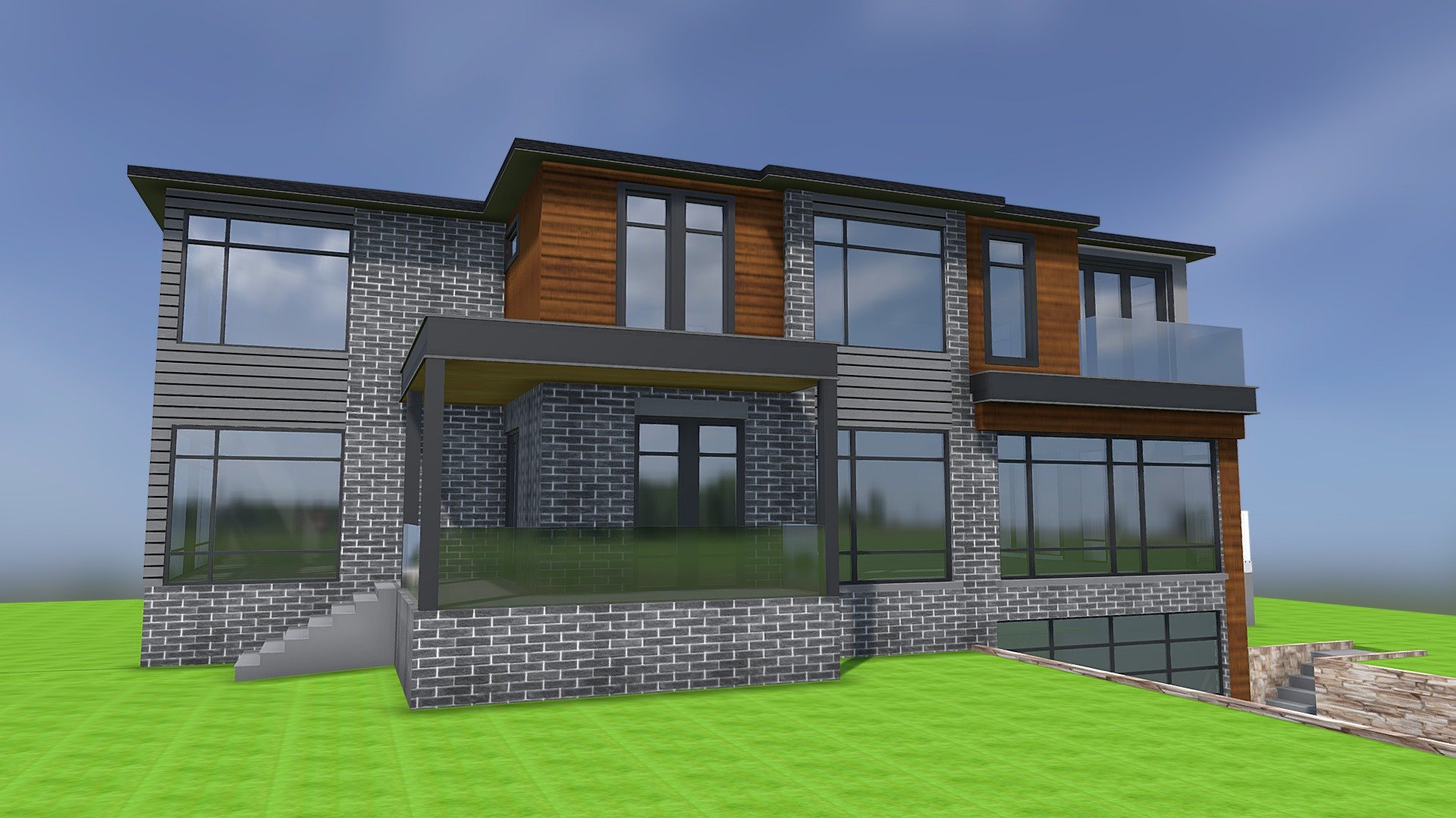 Hanlon 2 - 360 spin model of 3D house - 3D model by Render3DQuick ...