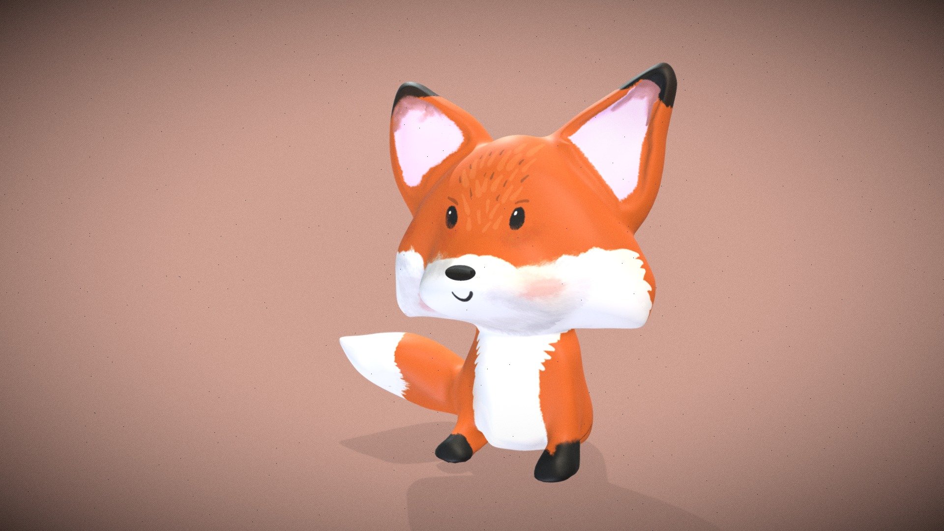 Cute Fox - Download Free 3D model by Carlos.Maciel [b015411] - Sketchfab