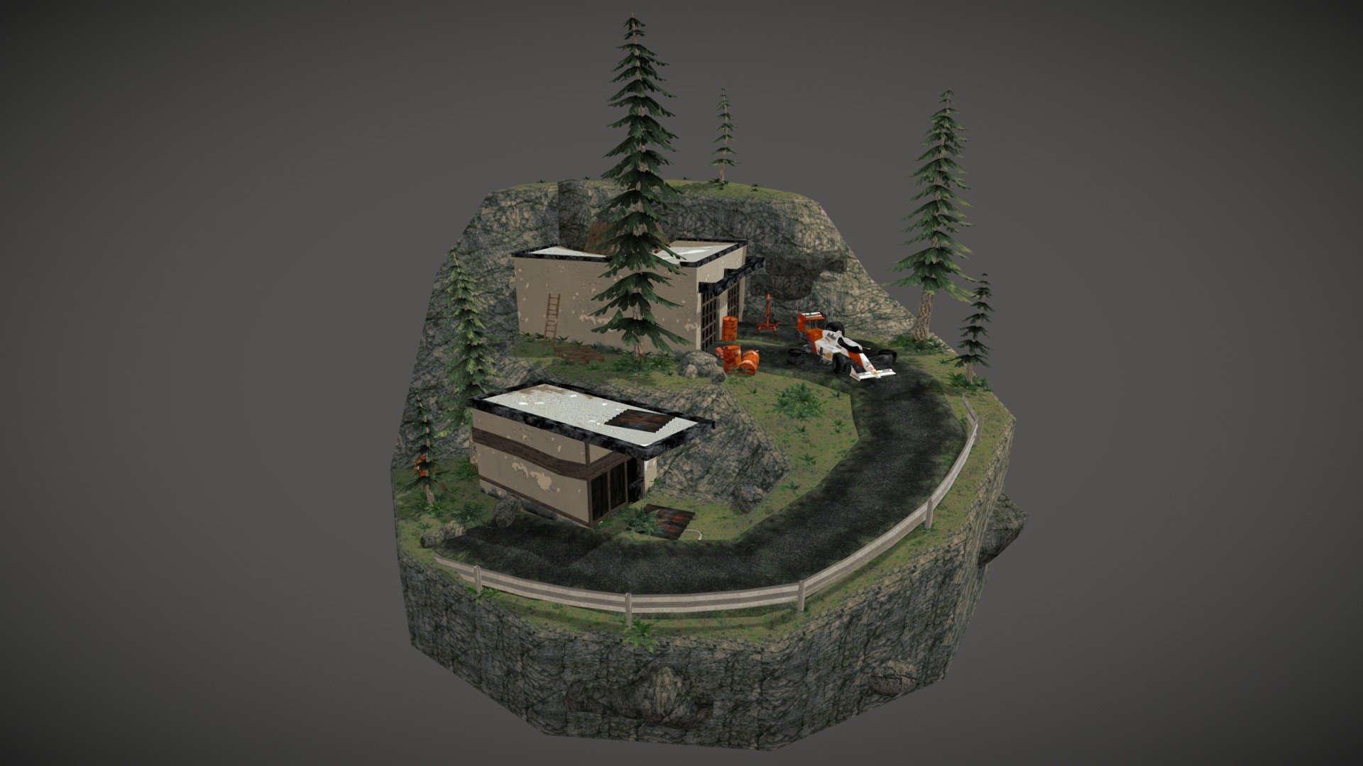 DAE Diorama - Forest Loner - Download Free 3D model by Lucas_Van_Praet ...