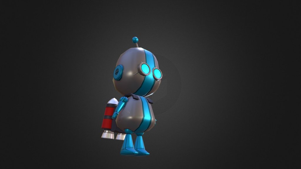 Jetpack Robot Animation - 3D model by Elinor Quittner (@elqui) [b0168e8 ...
