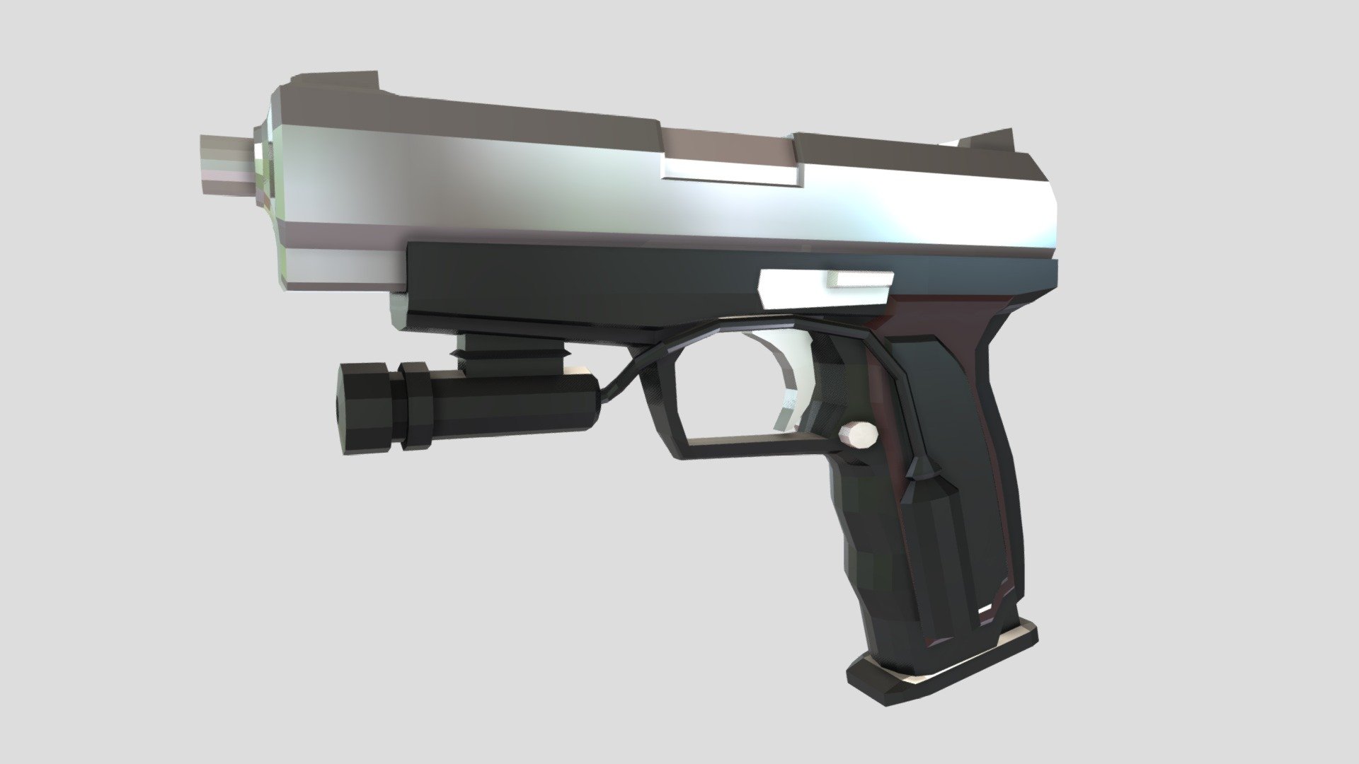 Silver Ghost Pistol - 3D model by Catzukoo (@LouGor09) [b018eed ...