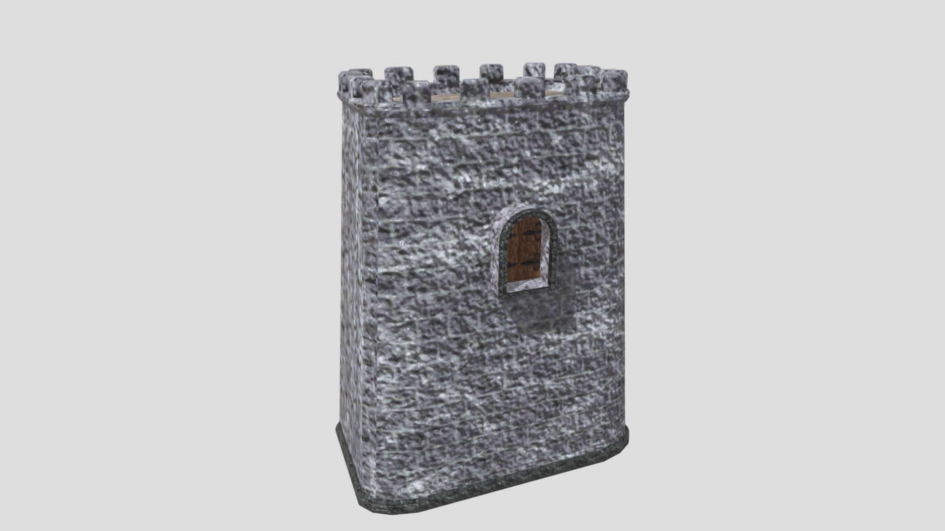 Castle Wall - 3D model by BahamutFierce [b01dece] - Sketchfab