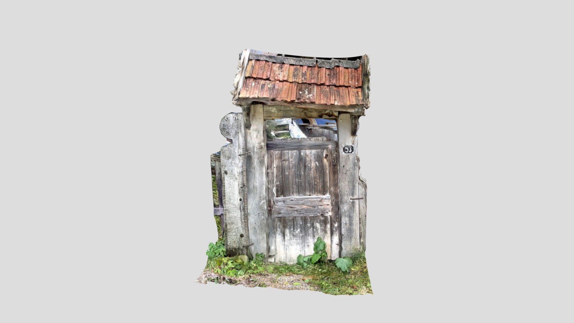 Poartă din Petrinzel, județul Sălaj - Download Free 3D model by ...