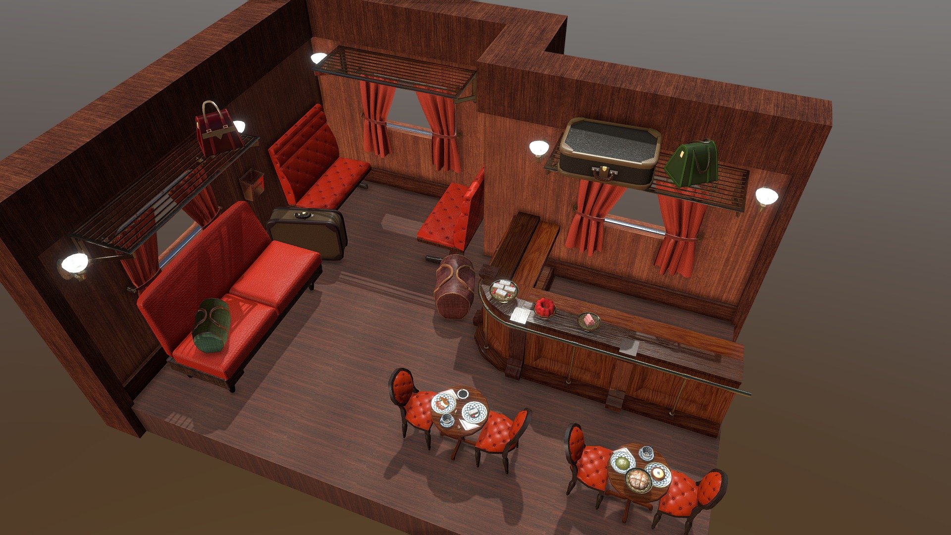 Train Level Assets - 3D model by bsaikko [b023c54] - Sketchfab