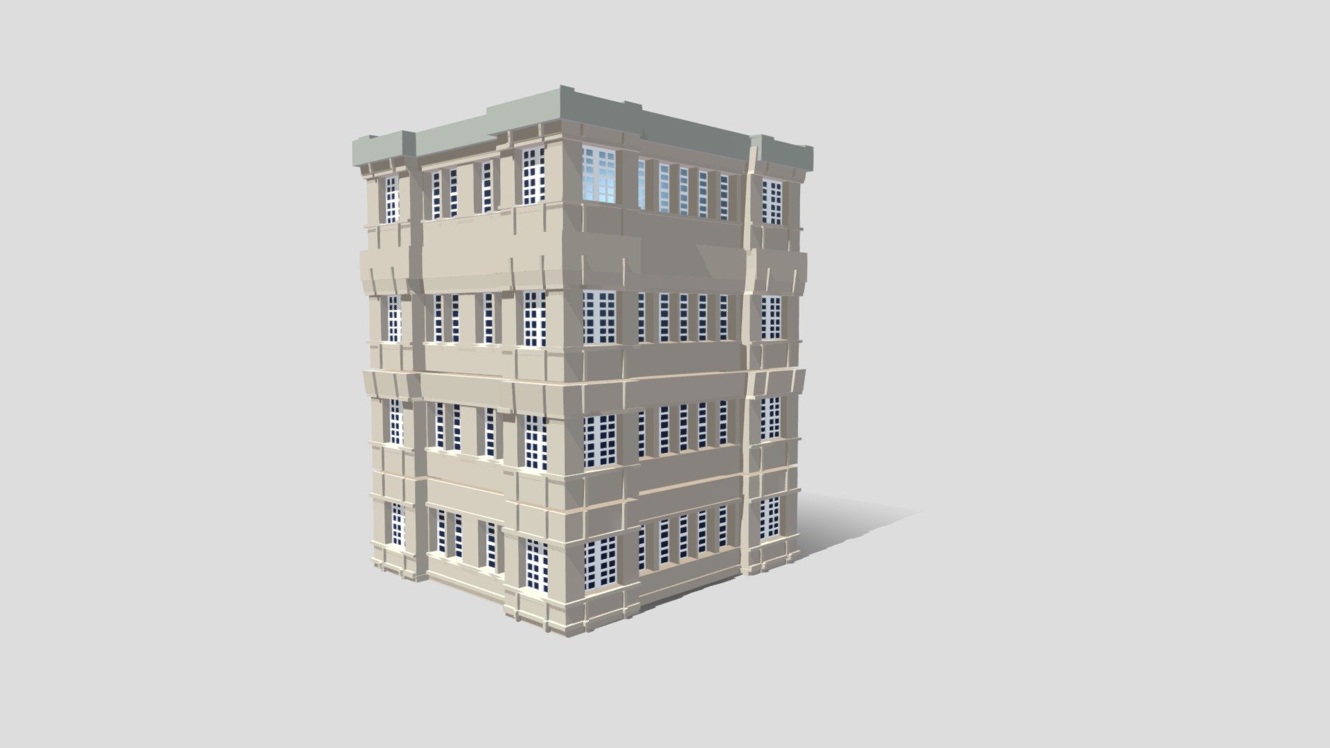Realistic and well-crafted building - Buy Royalty Free 3D model by ...