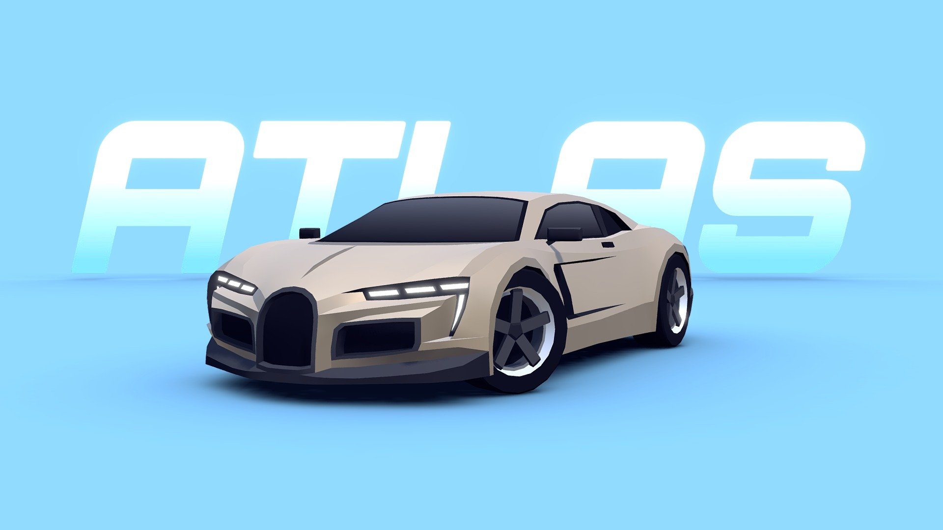 ARCADE: "Atlas" Hypercar - 3D model by Mena (@MenaStudios) [b0246b9 ...