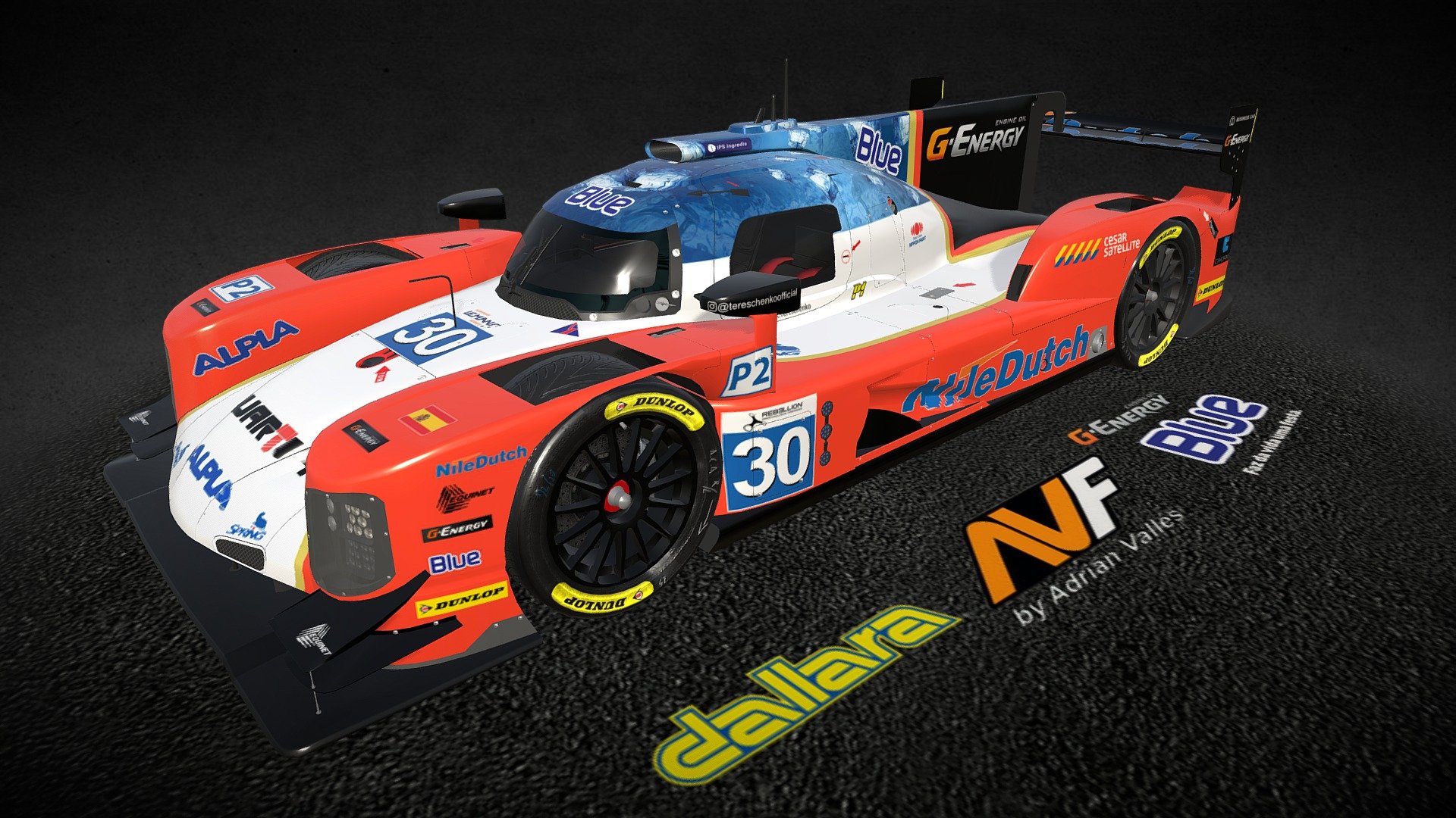 Dallara P217 ELMS AVF by Adrian Vallés - 3D model by jdaniel_92 ...