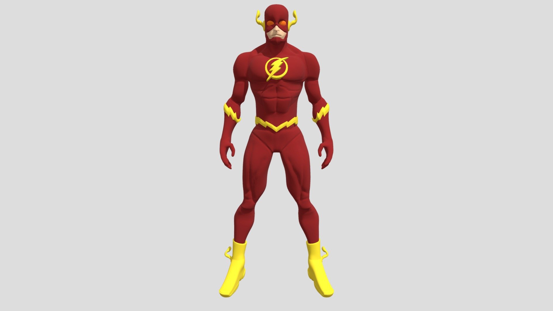 DC Comics Flash Classic - Buy Royalty Free 3D model by gustavoarsenio ...