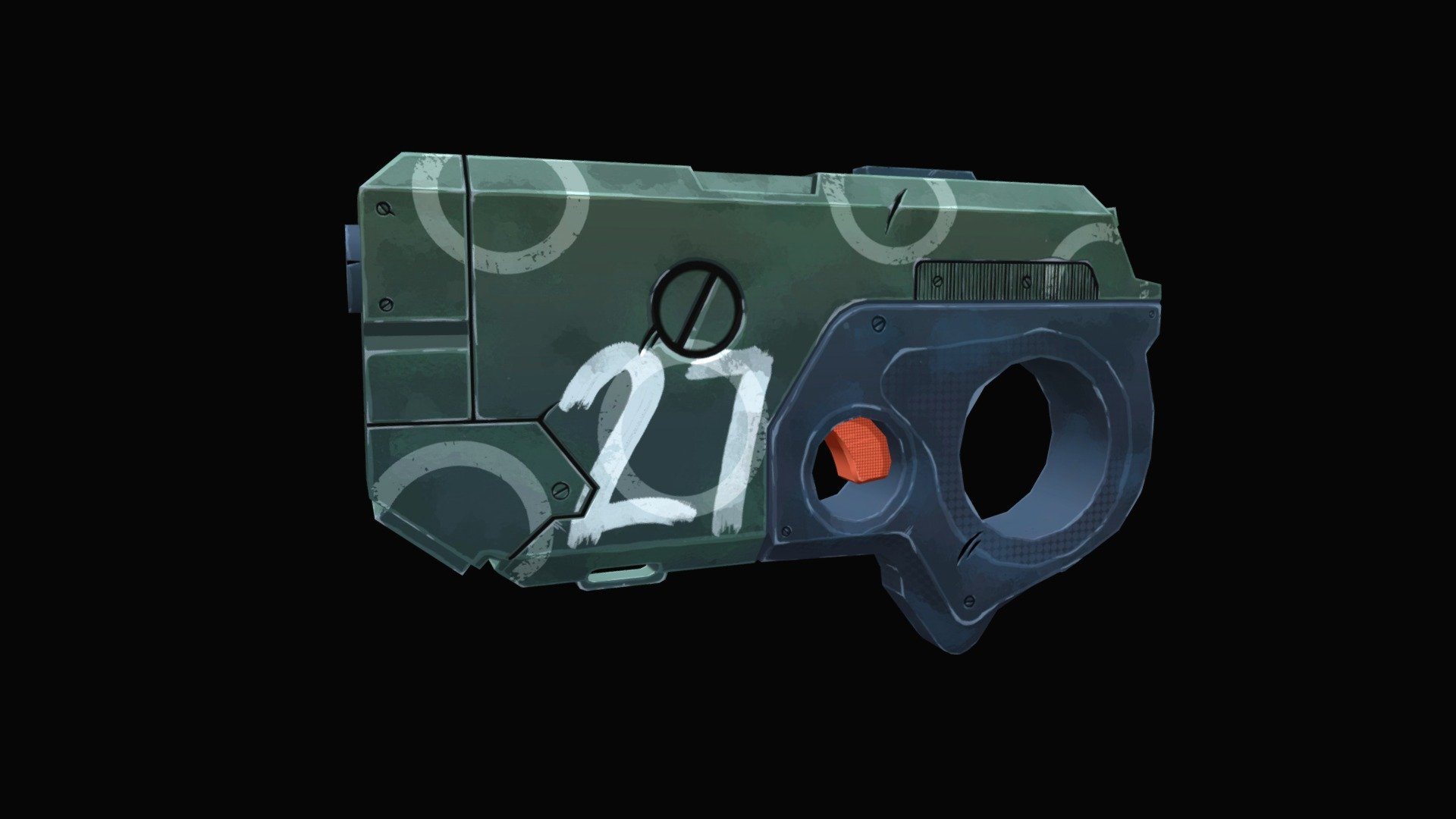 Stylized Gun - 3D model by 2k1s [b027803] - Sketchfab