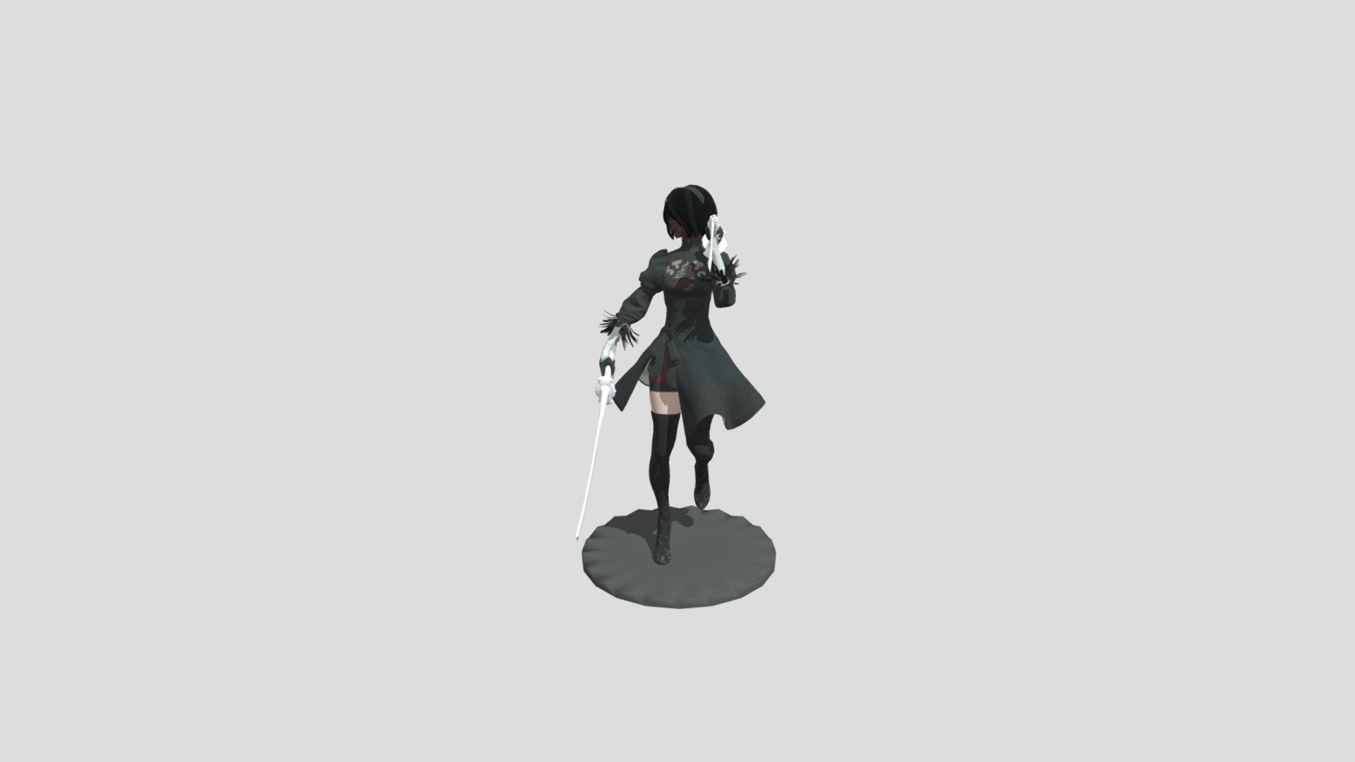 Nierautomata-2b - Download Free 3D model by Bengala Sanskriti (@bengala ...