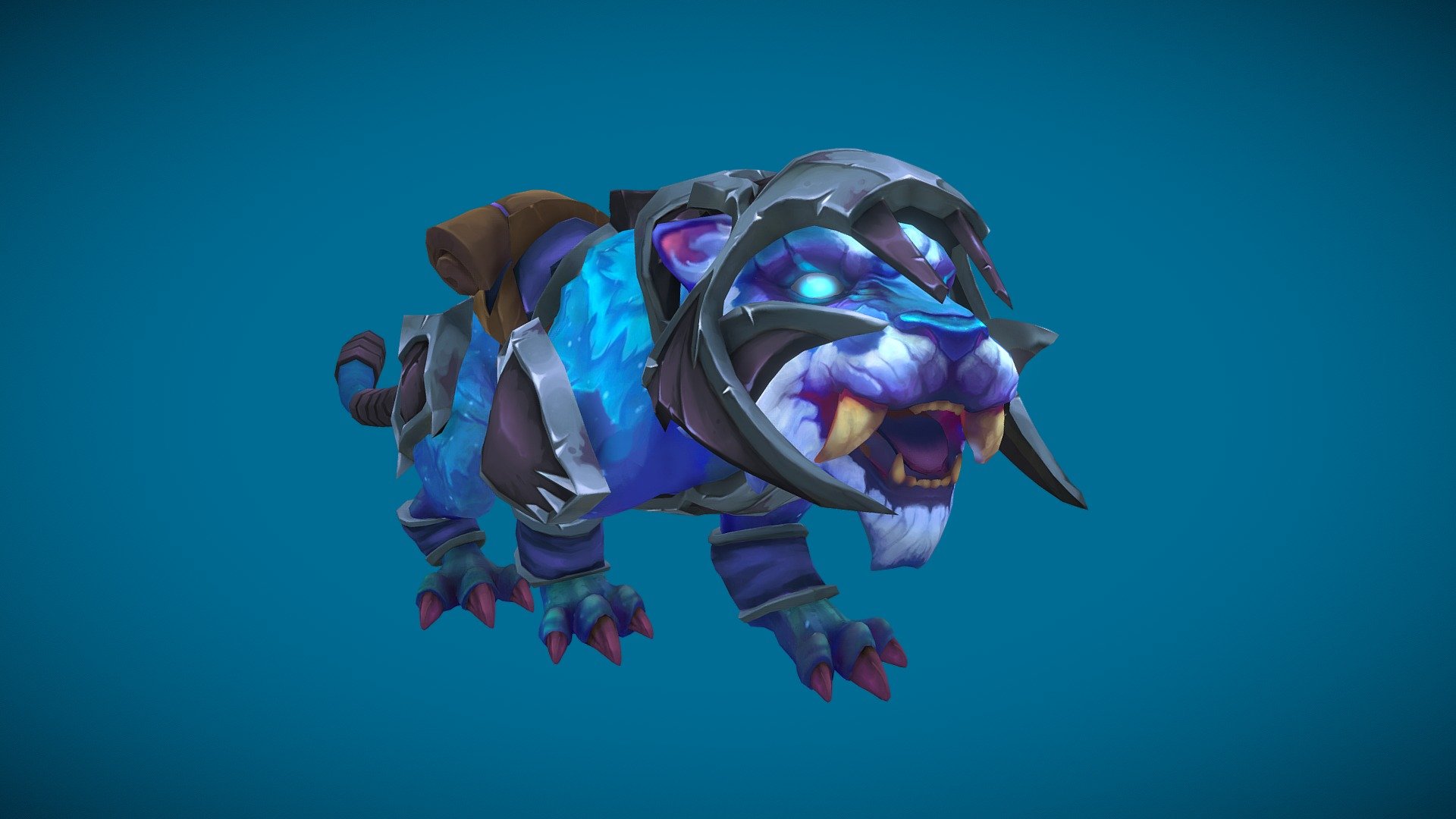 Stylized Tiger Mount - 3D model by N-hance Studio (@Malice6731 ...