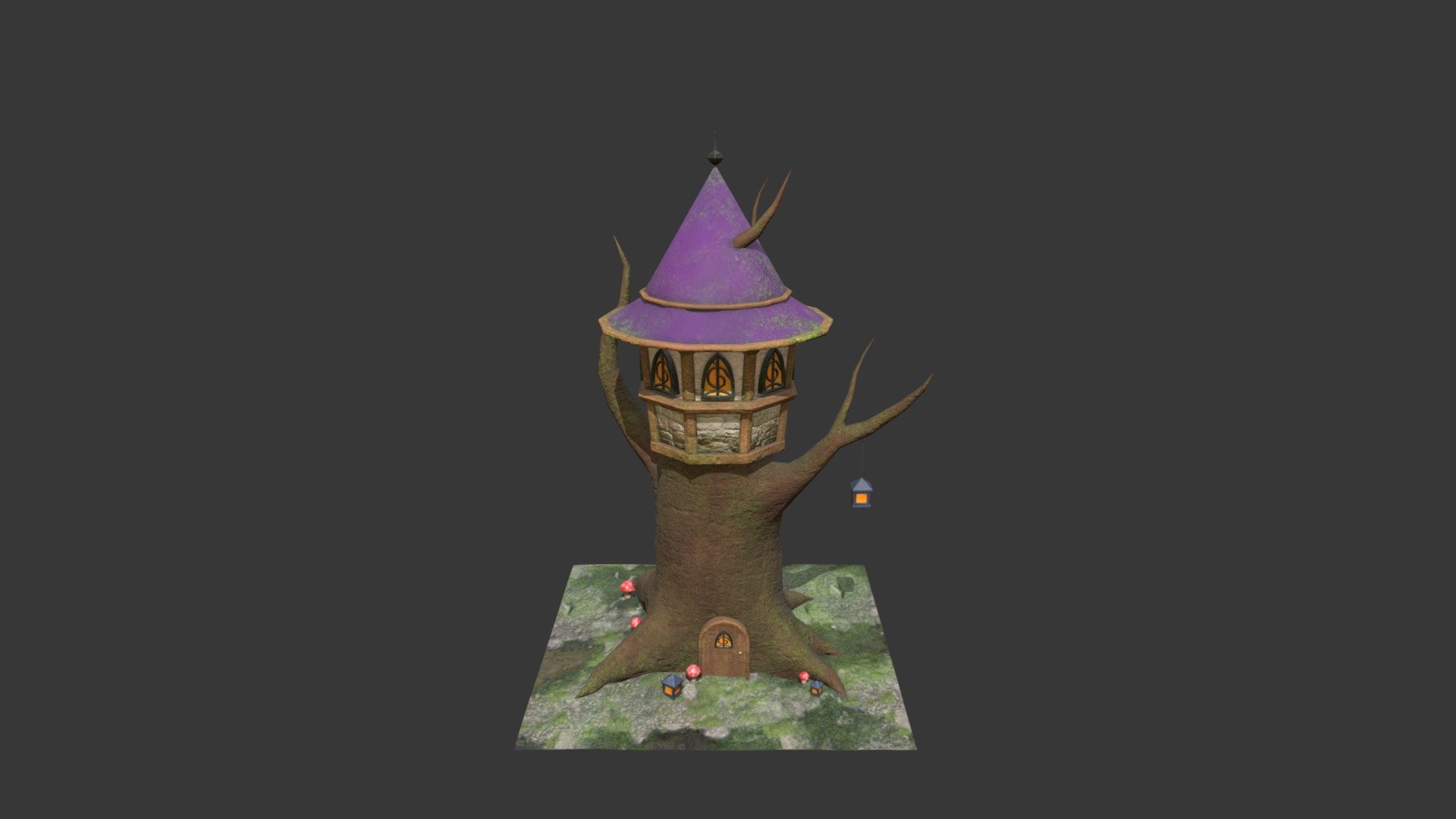 Treehouse - 3D model by IrisBoonacker [b02b567] - Sketchfab