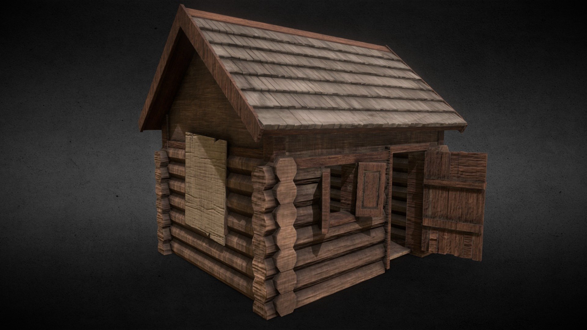 Cabin - Download Free 3D model by Lukaas (@Lukaas04) [b02b8de] - Sketchfab