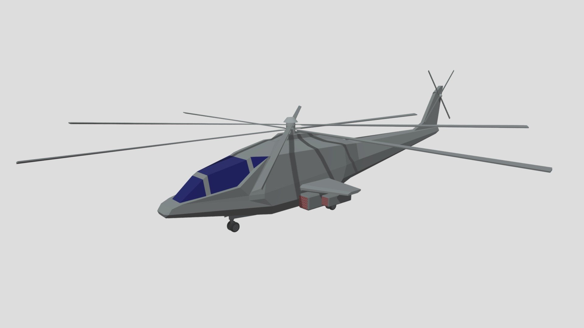Attack Helicopter concept - Download Free 3D model by MIDNIGHT_WARFARE ...