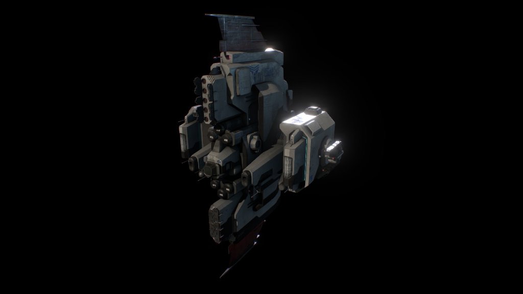 DOM Gunship - 3D model by Vertex Farm (@vertexfarm) [b02bd09] - Sketchfab