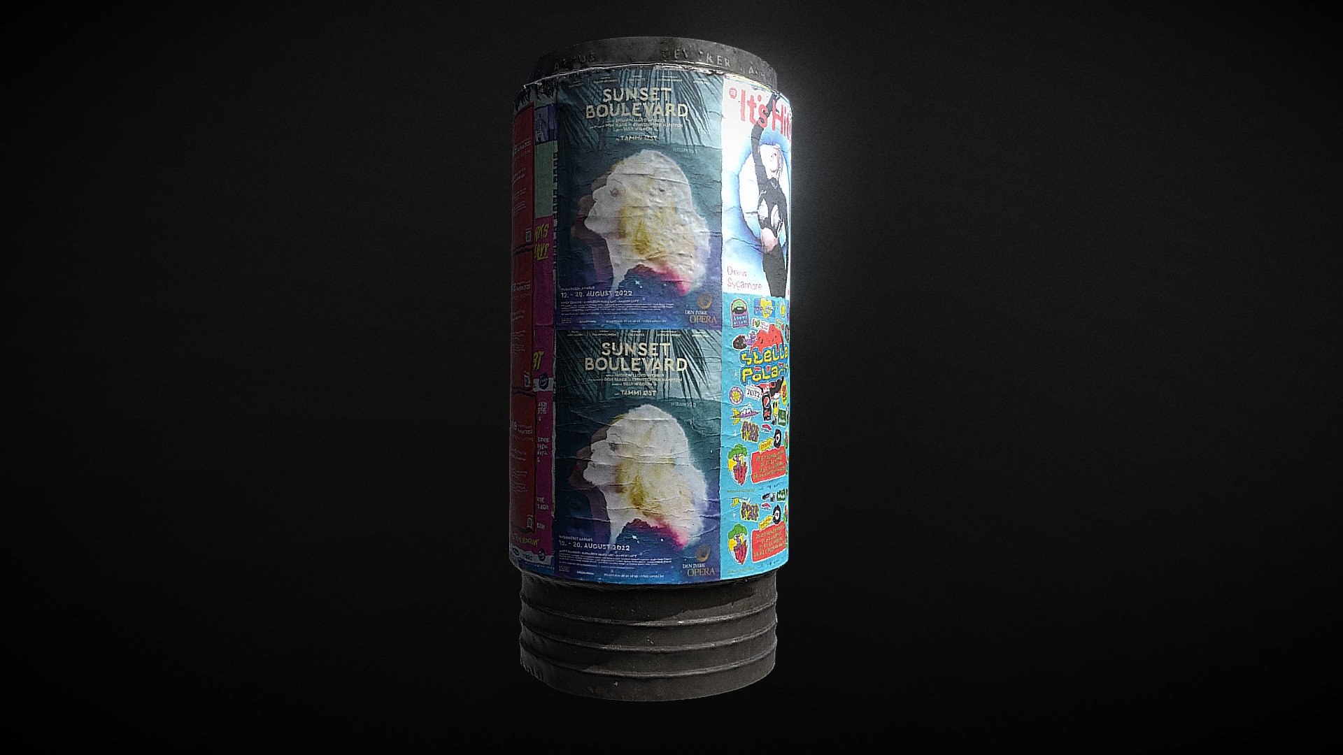Poster Board 0001 - Buy Royalty Free 3D model by Smith (@smithedits ...