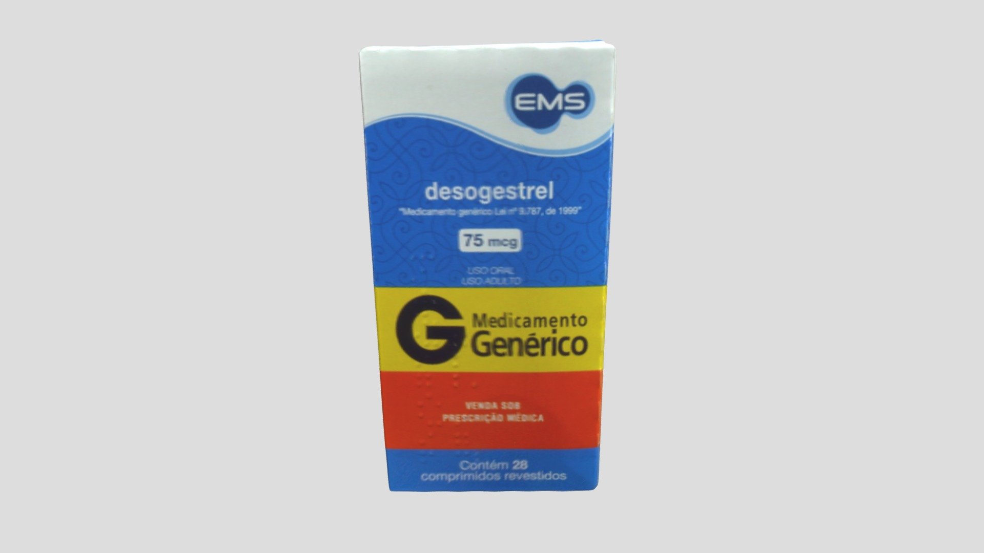 EMS GENÉRICOS - (H) Desogestrel - 3D model by 42LabsCS [b02ed67 ...