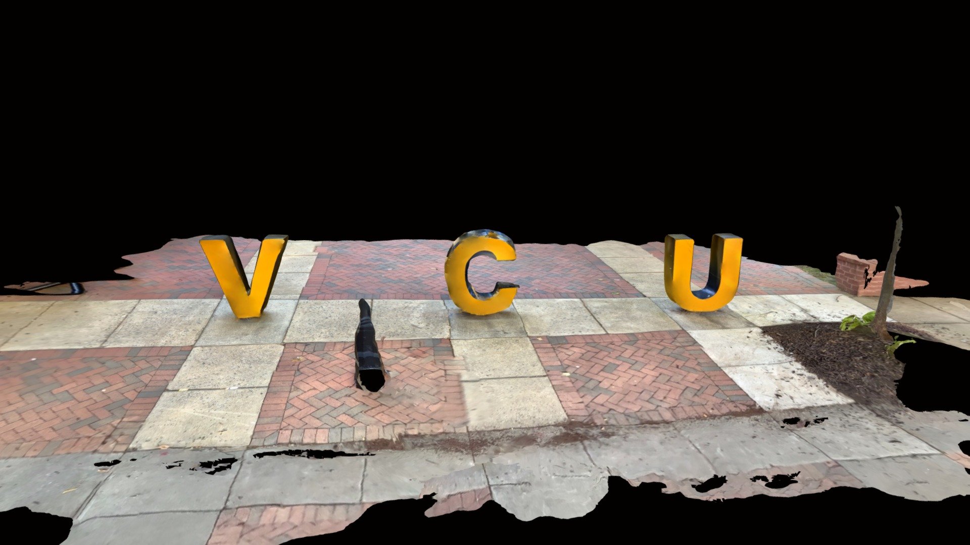 V C U letters (VCU_3D_7433) - Download Free 3D model by Virtual ...